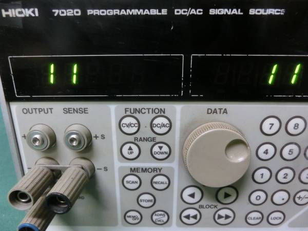 HIOKI 7020 PROGRAMMABLE DC/AC SIGNAL SOURCE 日置電機(その他)｜売買されたオークション情報 ...