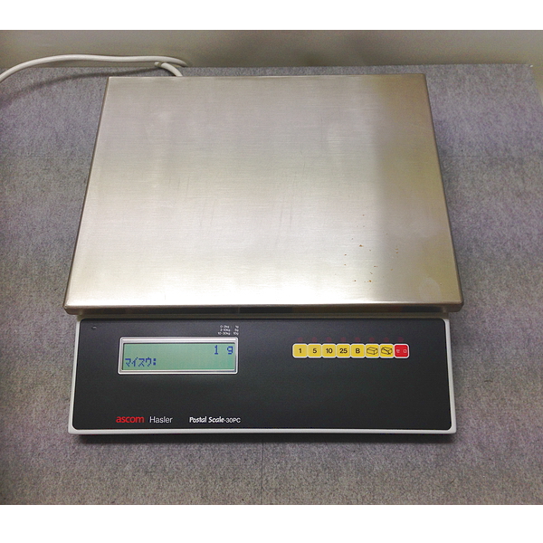 ascom Hasler postal scale-30PC 量り 計り 1g~30kg(はかり、スケール)｜売買されたオークション情報 ...