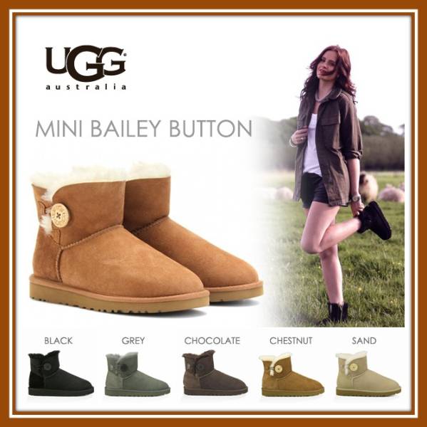 UGGアグ ムートンブーツMiniBaileyButton 3352 5色~選択e(UGG オーストラリア)｜売買されたオークション情報 ...