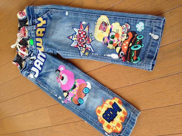 JAM 90cm ジーンズ プリント JAM WAY(90（85～94cm）)｜売買されたオークション情報、yahooの商品情報をアーカイブ ...