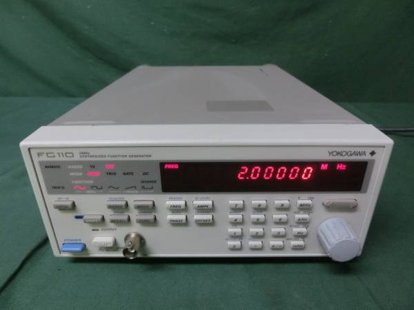 横河 FG110 FUNCTION GENERATOR 波形発生器 YOKOGAWA(アマチュア無線)｜売買されたオークション情報、yahoo ...