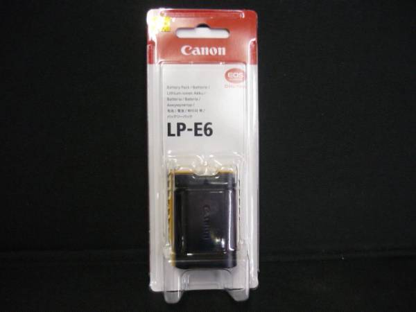 Canon 純正バッテリー LP-E6(キヤノン)｜売買されたオークション情報、yahooの商品情報をアーカイブ公開 - オークファン（aucfan.com）