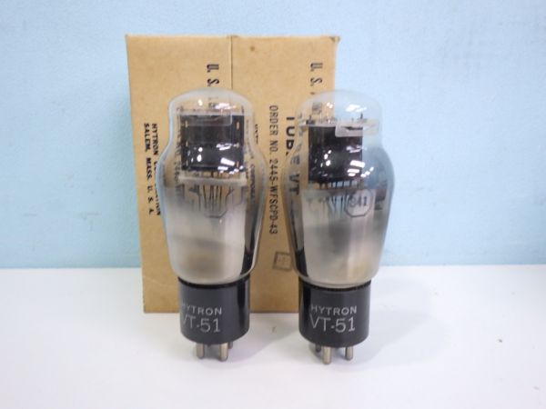 HYTRON VT-51真空管 VT-51 2本セット 未チェック 軍箱(真空管)｜売買されたオークション情報、yahooの商品情報をアーカイブ公開 - オークファン（aucfan.com）