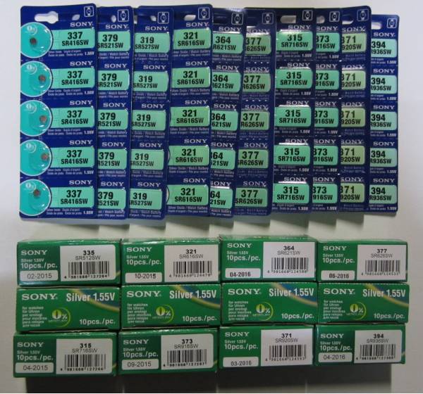 10個 SR/512/516/616/621/626/716/721/916/920/927/936/SW(時計用電池)｜売買された ...