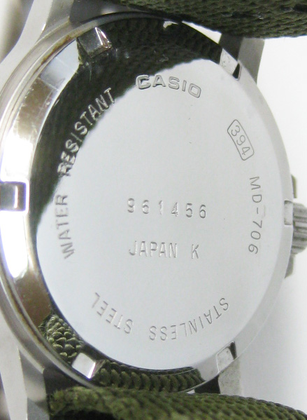 CASIO カシオ/MD-706/メンズ腕時計/ミリタリー 1J85TT1A(その他)｜売買されたオークション情報、yahooの商品情報を ...