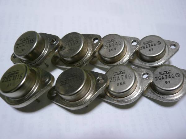 金田式 2SA746 2SC1115 2SA747 2SC1116 低電圧版 8個(パーツ、部品)｜売買されたオークション情報、yahooの ...