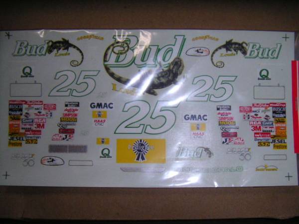NASCAR 1/24 Bud Monte Carlo Decal(その他)｜売買されたオークション情報、yahooの商品情報をアーカイブ公開 ...