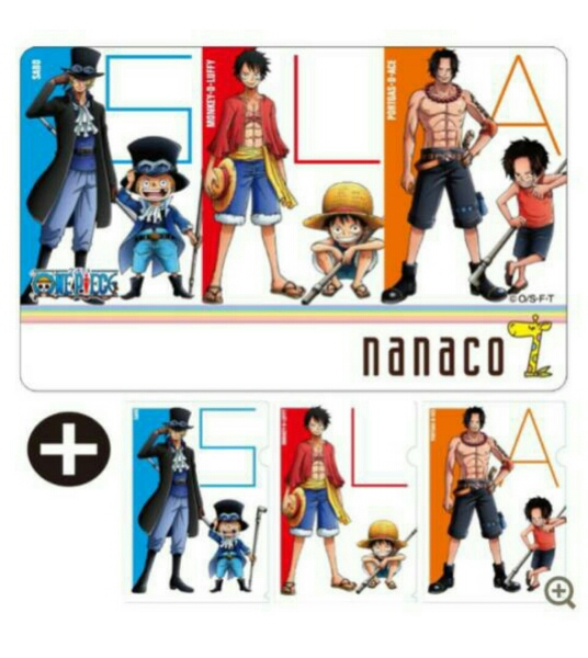ワンピース ナナコ nanacoカード B-type 限定 クリアファイル付(ONE PIECE)｜売買されたオークション情報、yahooの商品情報をアーカイブ公開 - オークファン ...