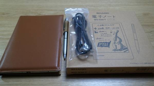 SHARP 電子ノート WG-S30-T ブラウン(その他)｜売買されたオークション情報、yahooの商品情報をアーカイブ公開 ...