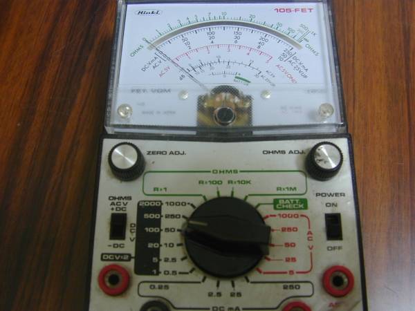 HIOKI 105-FET アナログ式電子テスター 取説付きジャンク(アマチュア無線)｜売買されたオークション情報、yahooの商品情報を ...