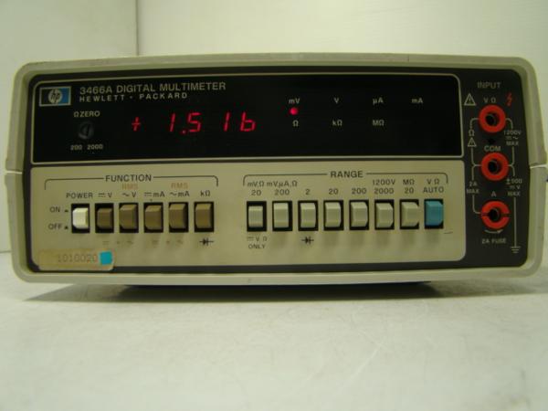 hp 3466A DIGITALMULTIMETER デジタルマルチメーター L-777(アマチュア無線)｜売買されたオークション情報 ...