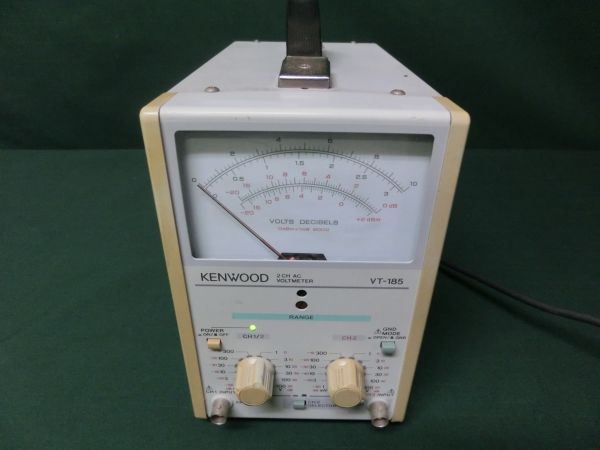 KENWOOD VT-185 2CH AC VOLTMETER ボルトメーター TEXIO(その他)｜売買されたオークション情報、yahooの ...