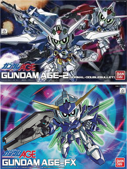 バンダイ SDガンダムBB戦士 プラモデル AGE-2 AGE-FX 2個セット(SDガンダムBB戦士)｜売買されたオークション情報 ...