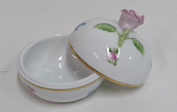 HEREND HVNGARY HANDPAINTED 小物入れ ラウンドボックス(ヘレンド)｜売買されたオークション情報、yahooの商品情報をアーカイブ公開 - オークファン（aucfan.com）
