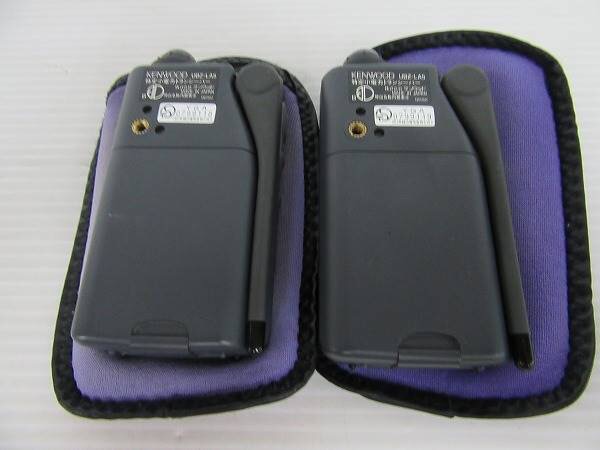 B446-6 KENWOOD/ケンウッド トランシーバー UBZ-LA5 2個set(ハンディ)｜売買されたオークション情報、yahooの商品 ...