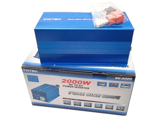 コーテック 正弦波インバータ SK2000-112 100V 50/60Hz 12V ⑤(12V用)｜売買されたオークション情報、yahooの ...