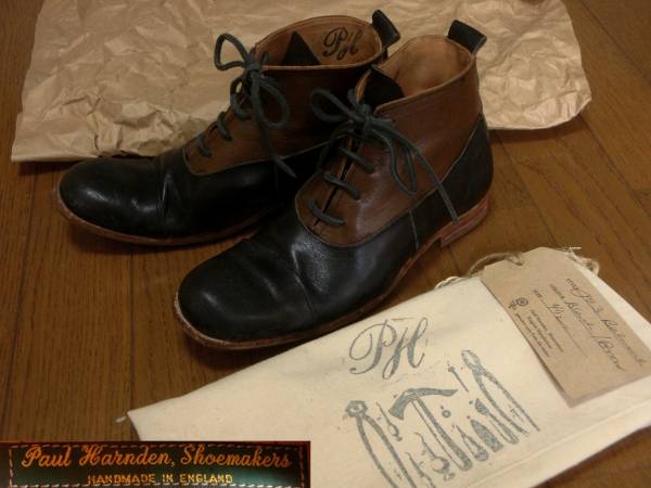 Paul Harnden 4 5 黒 茶 ポールハーデン PH3 Oxford Boots(その他)｜売買されたオークション情報、yahooの ...