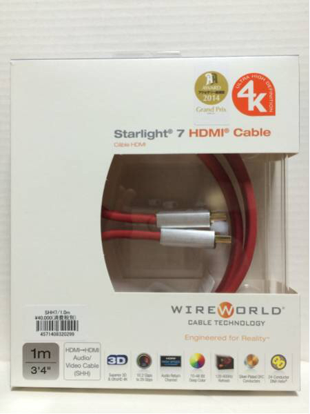 WIREWORLD ワイヤーワールド Starlight7 HDMIケーブル/1m(HDMIケーブル)｜売買されたオークション情報、yahooの商品情報をアーカイブ公開 - オークファン ...