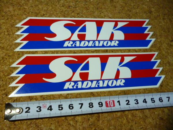 SAK RADIATOR ステッカー 2枚/ 当時物 SAK ラジエター NSR(ステッカー、デカール)｜売買されたオークション情報 ...