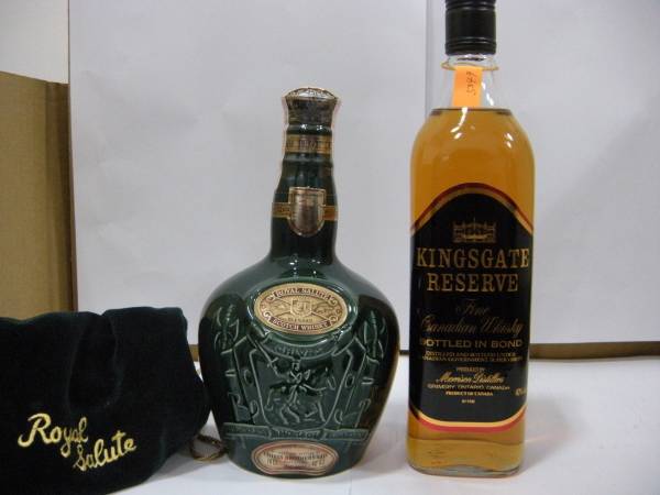 2本 ROYAL SALUTE 21年 緑陶器/KINGSGATE RESERVE 5439/5443(スコッチ)｜売買されたオークション情報 ...