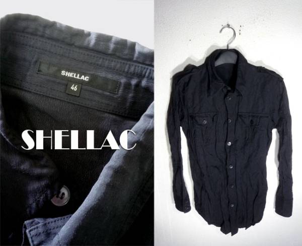 SHELLACシェラック C/Nステンレスツイル スリムロングシャツ46黒(トップス)｜売買されたオークション情報、yahooの商品情報をアーカイブ公開 - オークファン（aucfan.com）