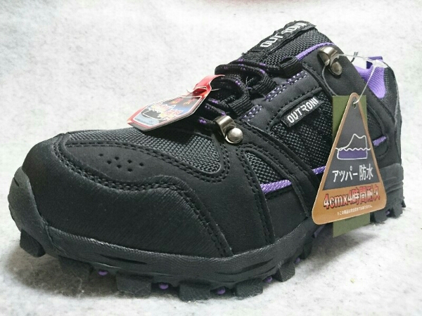 /OUTRONI/幅広設計/トレッキングシューズ/22.5cm/4E/black(22.5cm)｜売買されたオークション情報、yahooの商品 ...