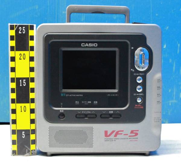 CASIO ポータブルVHSテレビ VF-5 C4871(テレビ)｜売買されたオークション情報、yahooの商品情報をアーカイブ公開 ...