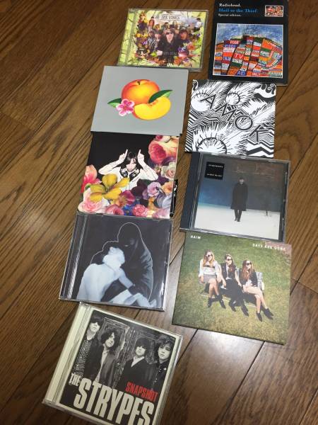名前追加Radiohead primal scream stripes James Blake haim cdセット ...