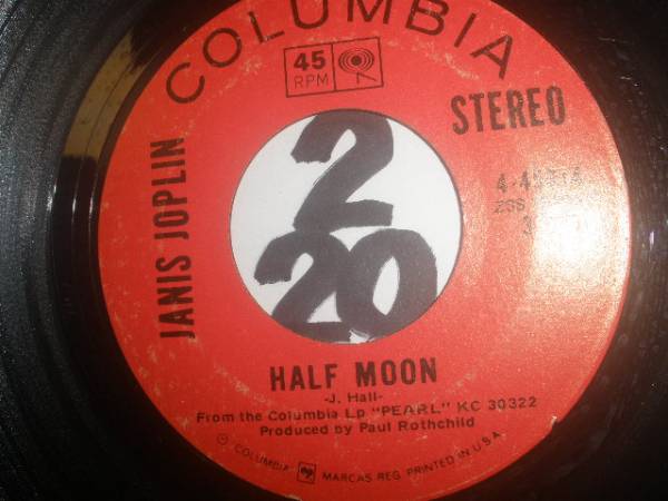 試聴JANIS JOPLIN HALF MOON 1971 GROOVY ROCK VG++(その他)｜売買されたオークション情報、yahoo ...
