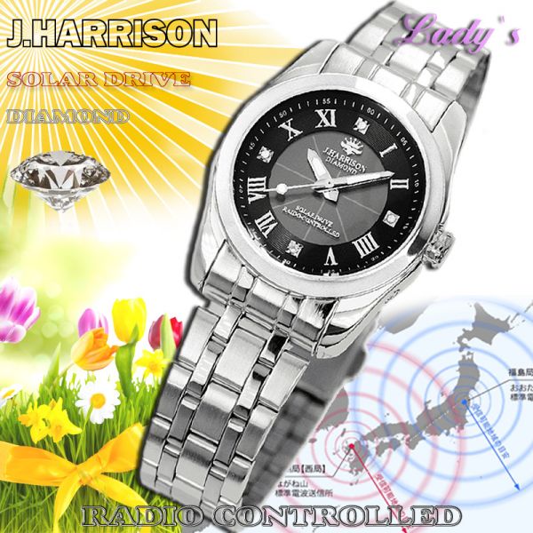 1円 定価9.8万円 J.HARRISON 4石天然ダイヤソーラー電波時計LSB(電波時計)｜売買されたオークション情報、yahooの商品情報 ...