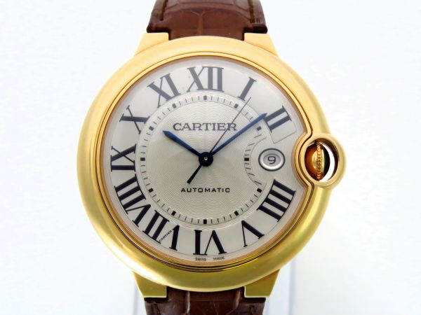 定価208万 カルティエ Cartire バロンブルー LM WGBB0017 18KPG 自動巻き AT メンズ 159486(カルティエ ...
