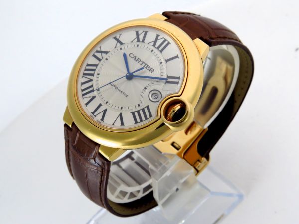 定価208万 カルティエ Cartire バロンブルー LM WGBB0017 18KPG 自動巻き AT メンズ 159486(カルティエ ...