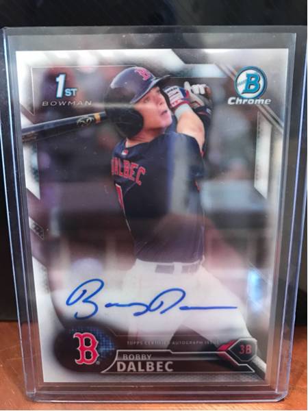 Bobby Dalbec 2016 Bowman chrome autograph(Bowman)｜売買されたオークション情報、yahooの ...
