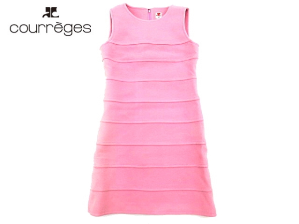 S2170 courreges クレージュ 秋冬 圧縮ウールノースリーブワンピース 38(ワンピース（ロング）)｜売買されたオークション情報、yahooの商品情報をアーカイブ公開 ...