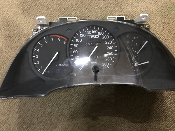 TRD 300キロ スピードメーター フルスケールメーター セリカ ST202 AT(計器、追加メーター本体)｜売買されたオークション情報 ...