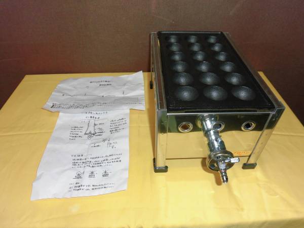 K-2201 伊藤金属 1連ジャンボたこ焼き器穴18 LPガス(グリラー)｜売買されたオークション情報、yahooの商品情報をアーカイブ公開 - オークファン（aucfan.com）