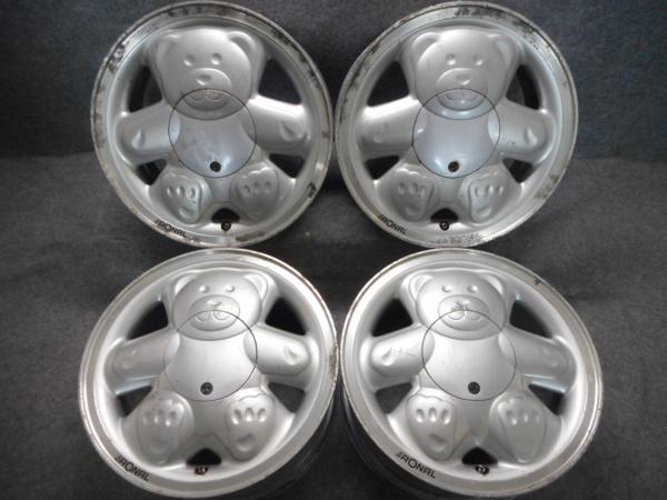RONAL BEAR クマホイール 14in 6J 4本 PCD100 OFF+38 2003(社外品)｜売買されたオークション情報 ...