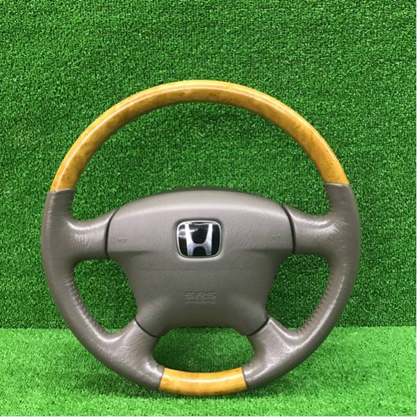 RF3/RF4 ステップワゴン 純正 コンビウッド ステアリング 茶木目 管理ヒー06(ステアリング、ハンドル本体)｜売買されたオークション情報、yahooの商品情報をアーカイブ公開 ...