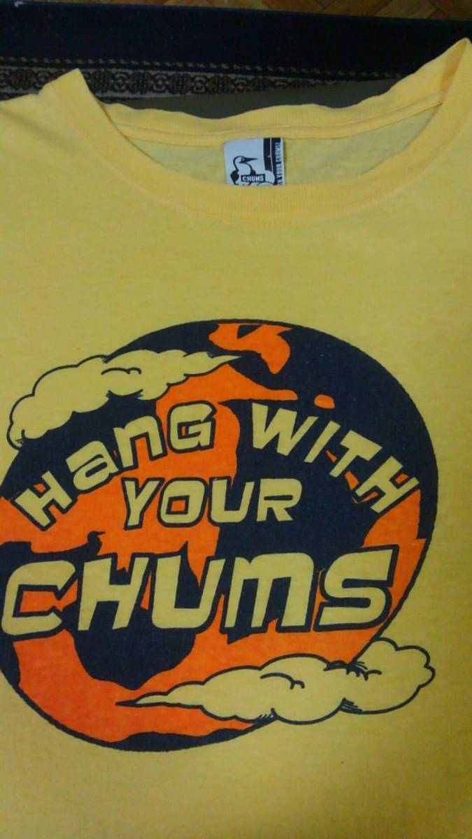 チャムス CHUMS 株 ランドウェル S 薄黄色 麻×綿 シルエットブービーバード アカアシカツオドリ HANG WITH YOUR CHUMS(イラスト、キャラクター)｜売買された ...