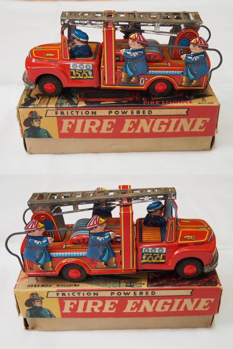 ブリキ製 消防車 FRICTION POWERED FIRE ENGINE MADE IN JAPAN(自動車)｜売買されたオークション情報 ...