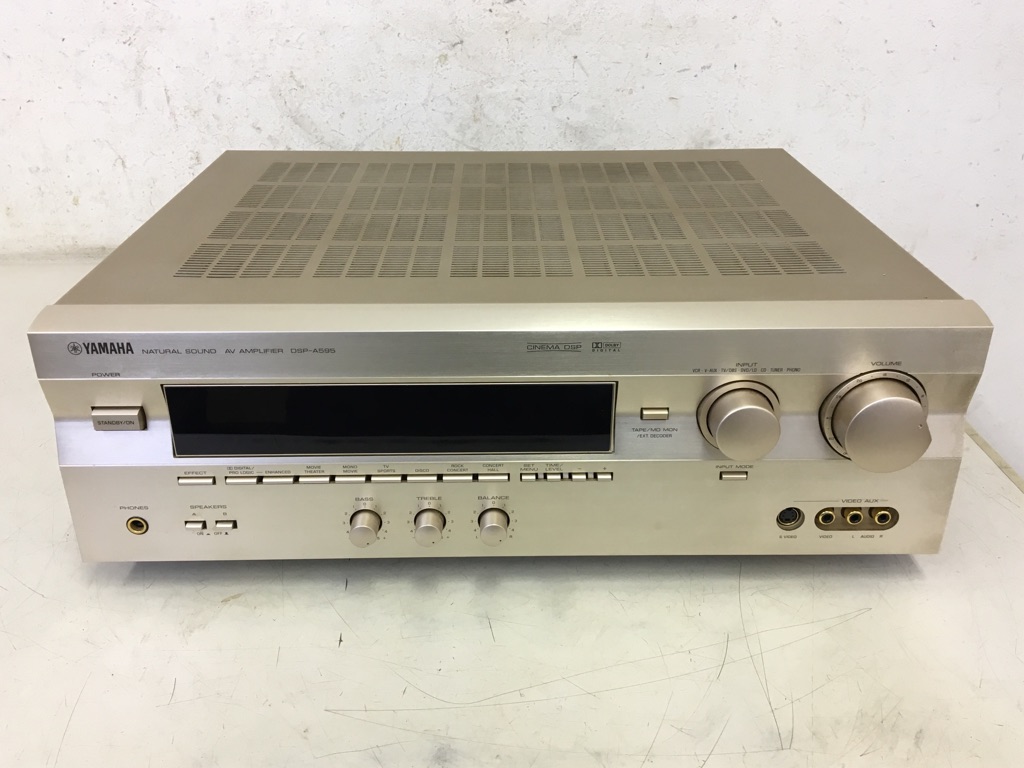 911 7 YAMAHA DSP-A595 ヤマハ AVアンプ 通電ジャンク(ヤマハ)｜売買されたオークション情報、yahooの商品情報を ...