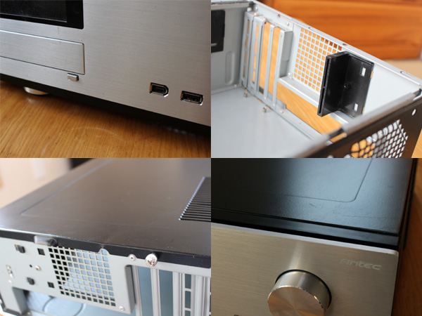 Antec PCケース Fusion 430 iMon VFD リモコン付属 micro ATX HTPC リビングPC SOUNDGRAPH ...