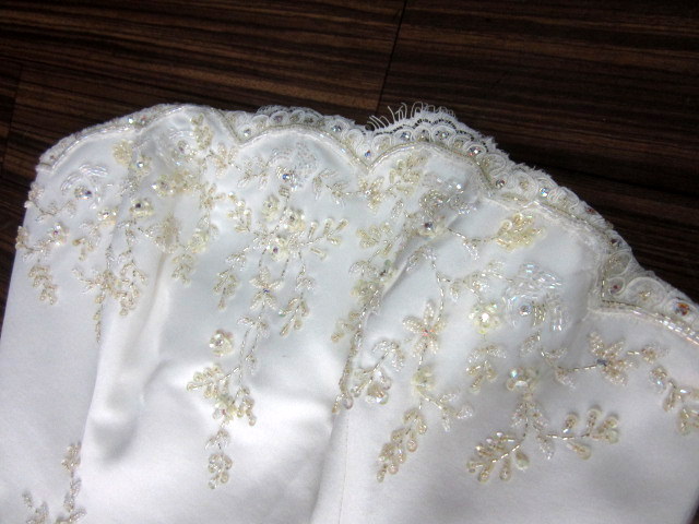 MICHAEL MERNER COLLECTION Aライン ビスチェ トレーン ウェディングドレス 7T ホワイト(Aラインタイプ)｜売買さ ...