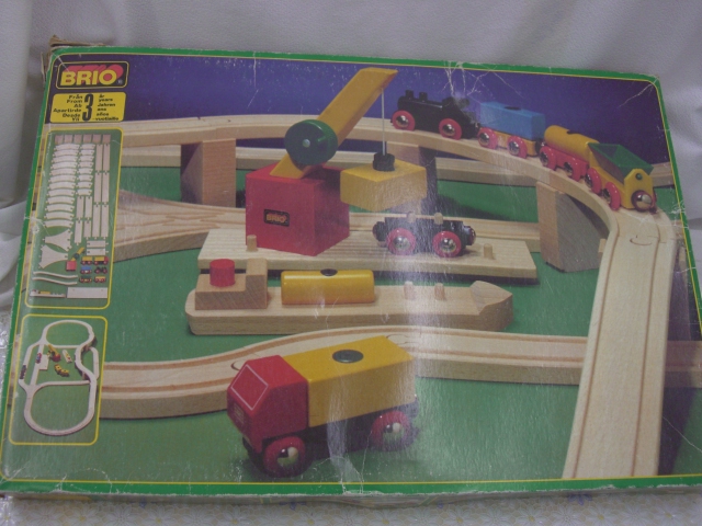 Genuine BRIO Sweden Wooden Railway 33143 Train Set with Quay ブリオ レール ...