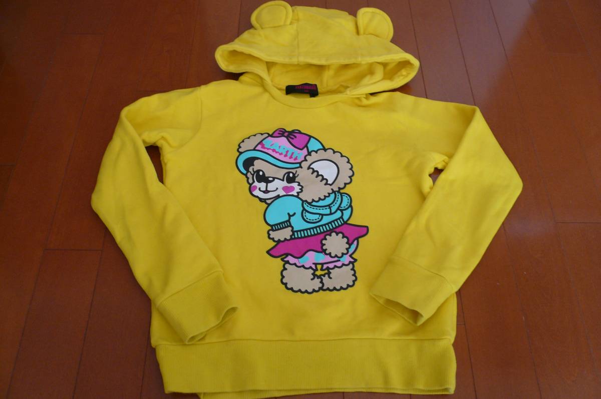 EARTH MAGIC アースマジック マフィちゃん クマ耳 パーカー イエロー 140(トレーナー)｜売買されたオークション情報、yahooの商品情報をアーカイブ公開 - オークファン ...