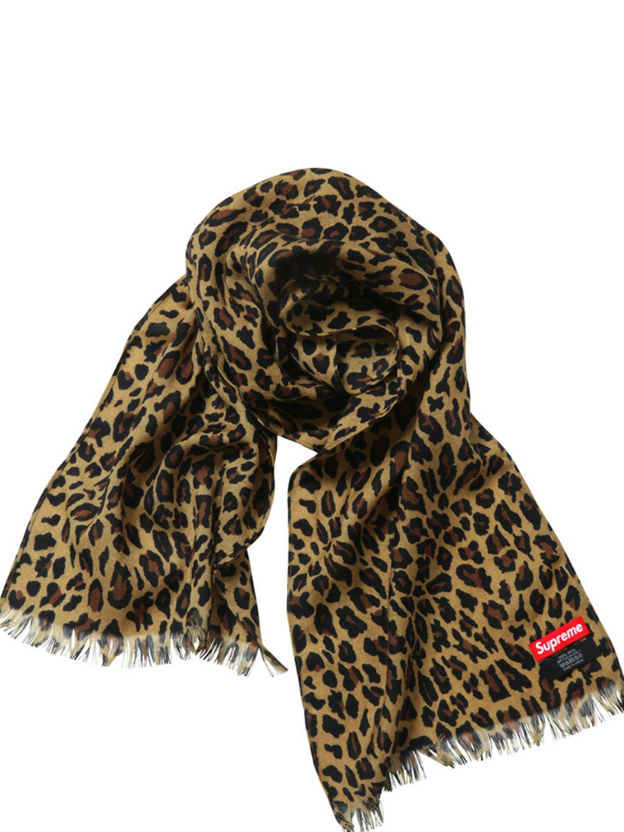 Supreme 15AW Leopard Scarf スカーフ ストールLV LouisVuitton(ストール一般)｜売買されたオークション ...
