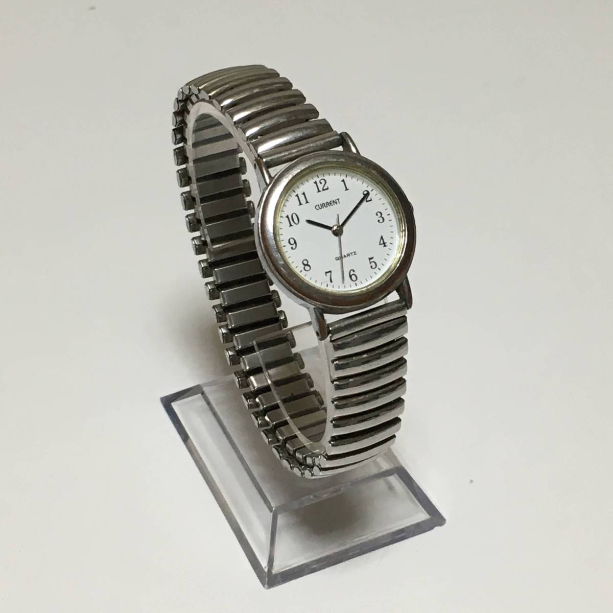 W-054 CURRENT クォーツ 腕時計 Y121-CC03 伸縮バンド ウォッチ 100円(セイコー)｜売買されたオークション情報、yahooの商品情報をアーカイブ公開 - オークファン ...