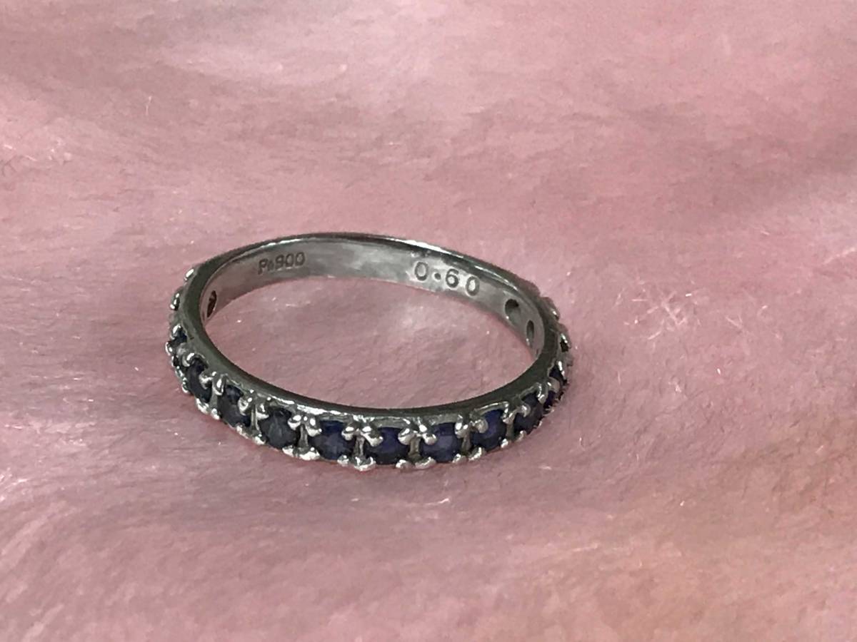⑮ プラチナ リング 9号 0.60ct Pt900(プラチナ)｜売買されたオークション情報、yahooの商品情報をアーカイブ公開 - オークファン（aucfan.com）