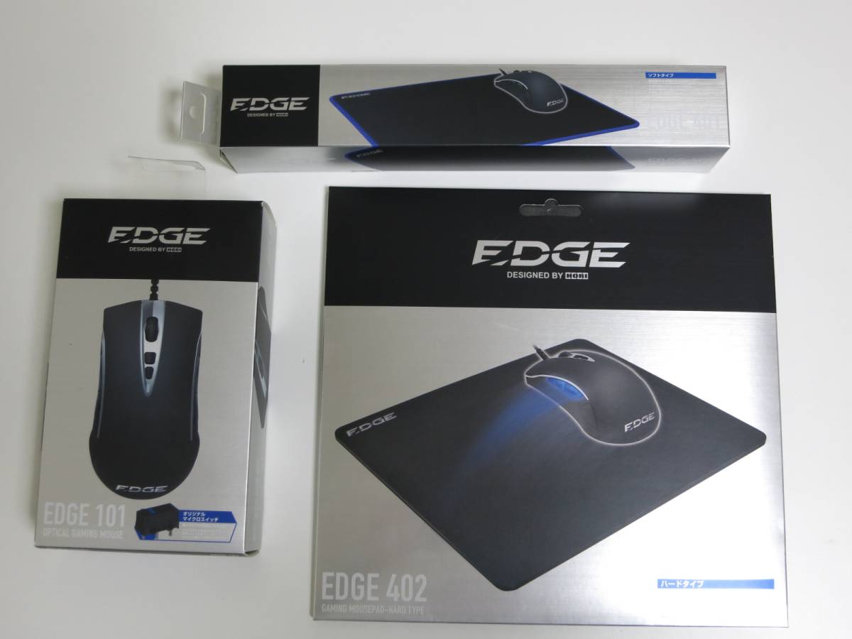 HORI EDGE 101 / EDGE 401 / EDGE 402 ゲーミングマウス＆マウスパッド2種(USBマウス)｜売買された ...