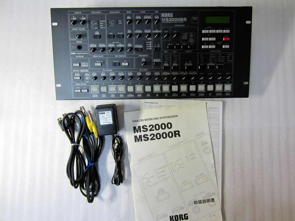 KORG MS2000BR 黒 ブラック コルグ MS2000R MS2000(コルグ)｜売買されたオークション情報、yahooの商品情報をアーカイブ公開 - オークファン（aucfan.com）